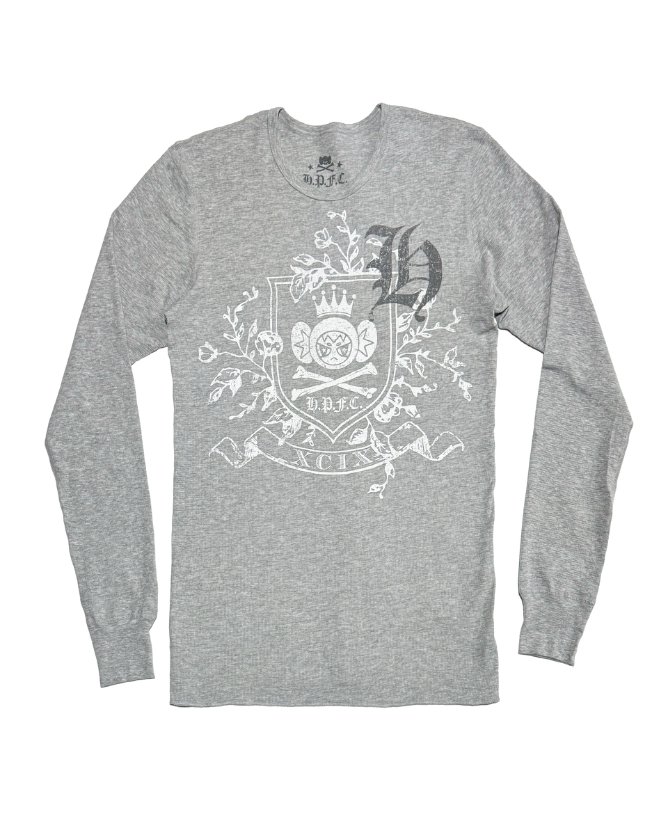 REM Rugby Thermal Long Sleeve - Heather Gray| Happy99