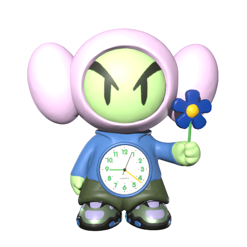 "HAPPY TIME" Vinyl Figure (TiLT version)| Happy99